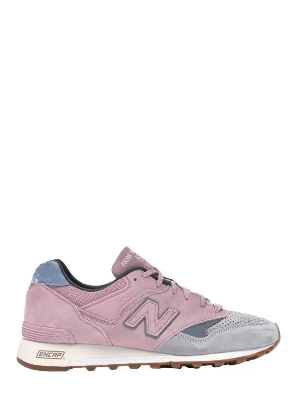 NEW BALANCE 577 Highsnobiety Ulam Spiral Sneakers - Pink/grey