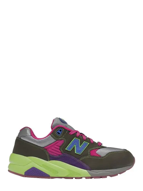 NEW BALANCE 580 Stray Rats Sneakers - Dark Moss/cosmic Grape