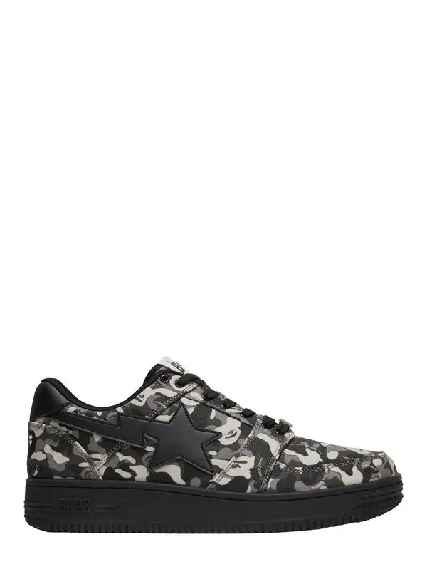 BAPE A Bathing Ape Sta Comme Des Garcons Camoin Sneakers - Black/grey