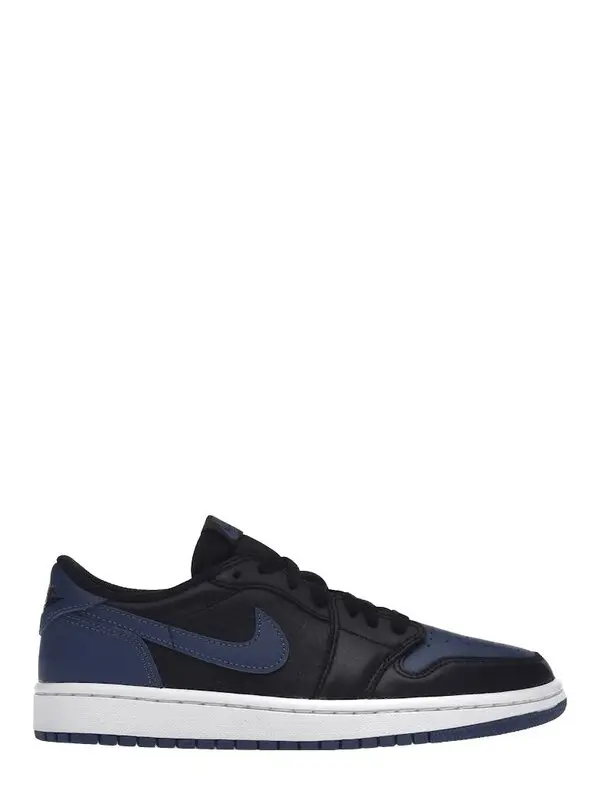 JORDAN 1 Retro Low Og Sneakers - Black/mystic Navy Blue/white