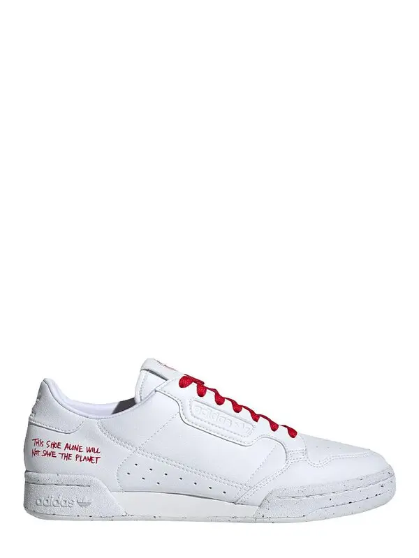 Adidas Continental 80 Clean Classics Sneakers - Cloud White/scarelet Red