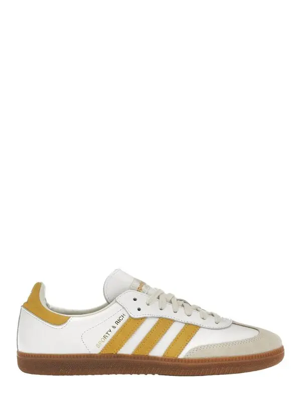 Adidas Samba Sporty & Rich Sneakers - Cloud White/bold Gold/cream White