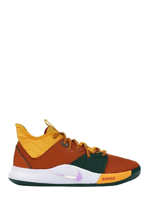 Nike Pg 3 Sneakers - Brown/gold/green