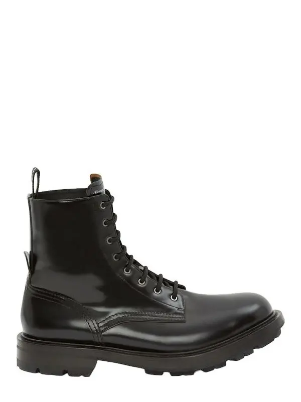 Alexander McQueen Worker Boots - Black