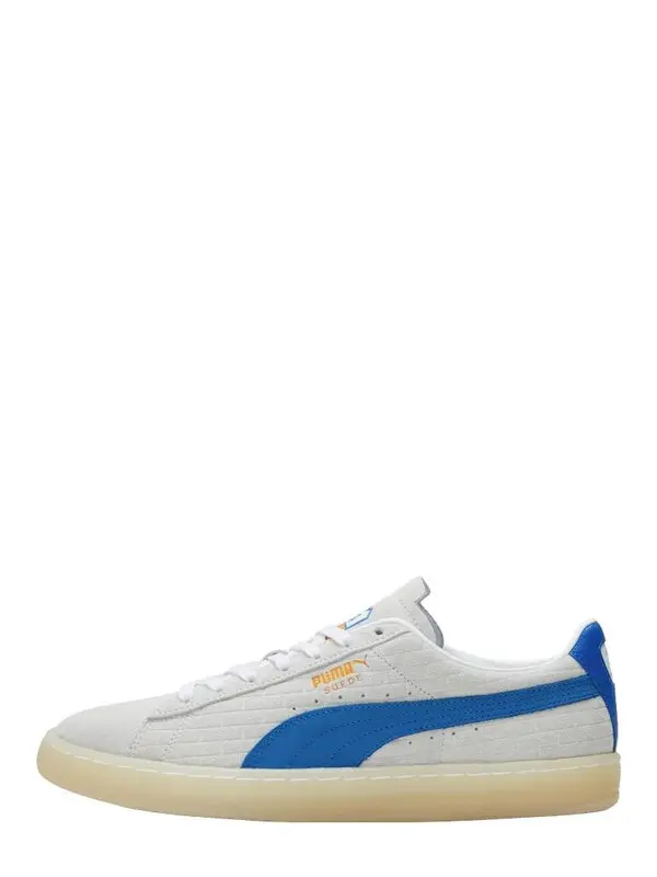 PUMA Suede Low Top Sneakers - Grey/royal Blue