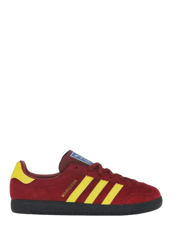 Adidas Warszawa Spzl Sneakers - Noble Maroon/bright Yellow/night Navy Blue