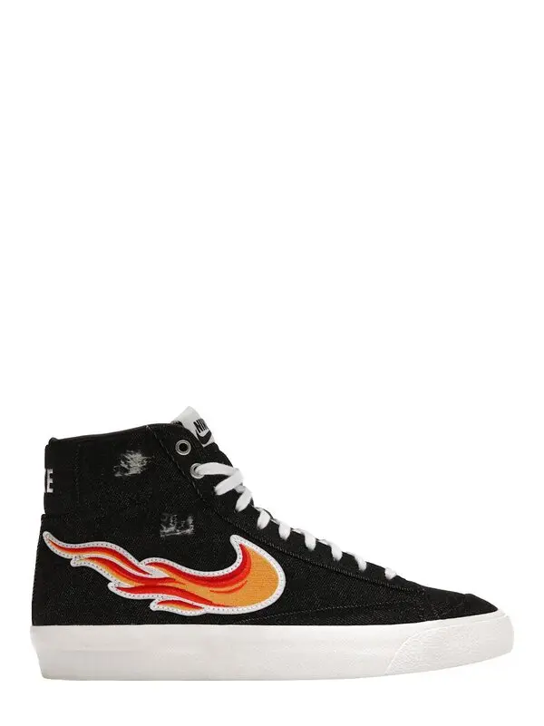 Nike Blazer Mid Cleveland Rocks Sneakers - Black/red/gold