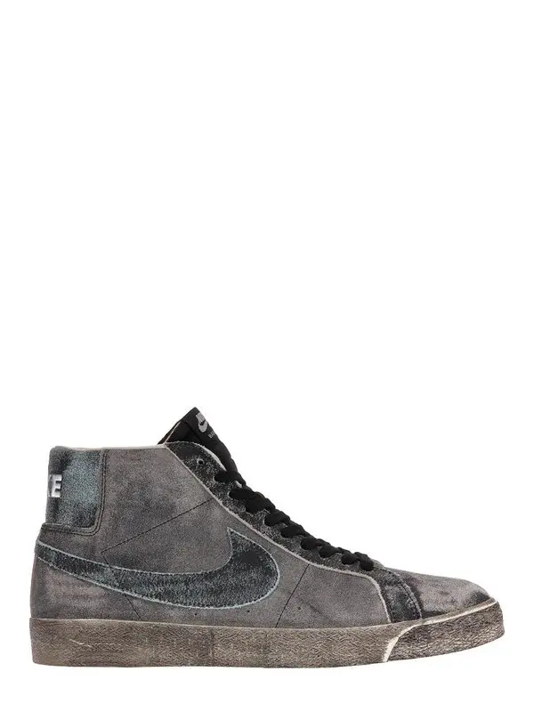 Nike Blazer Mid Faded Sneakers - Black/light Dew/coconut Milk