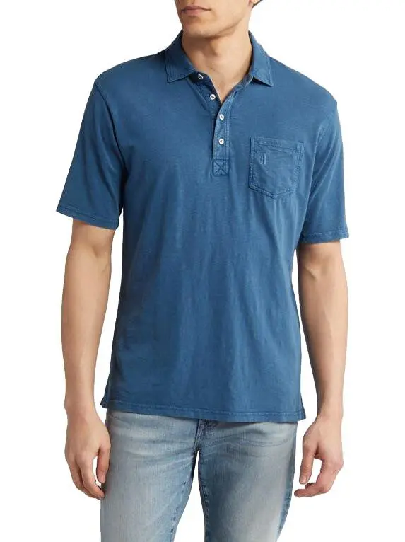 Johnnie-o Coastal Wash Original Pocket Polo - Sport Navy