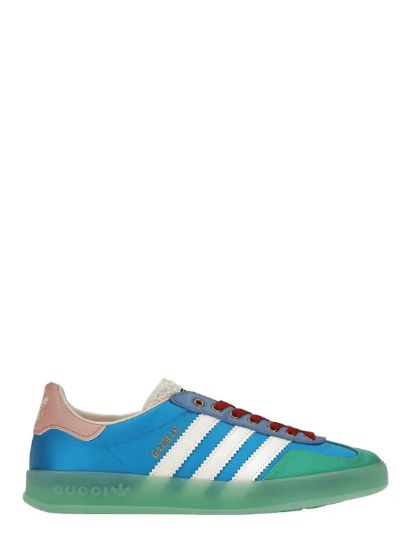 Gucci Adidas X Gazelle Sneakers - Blue/green/pink