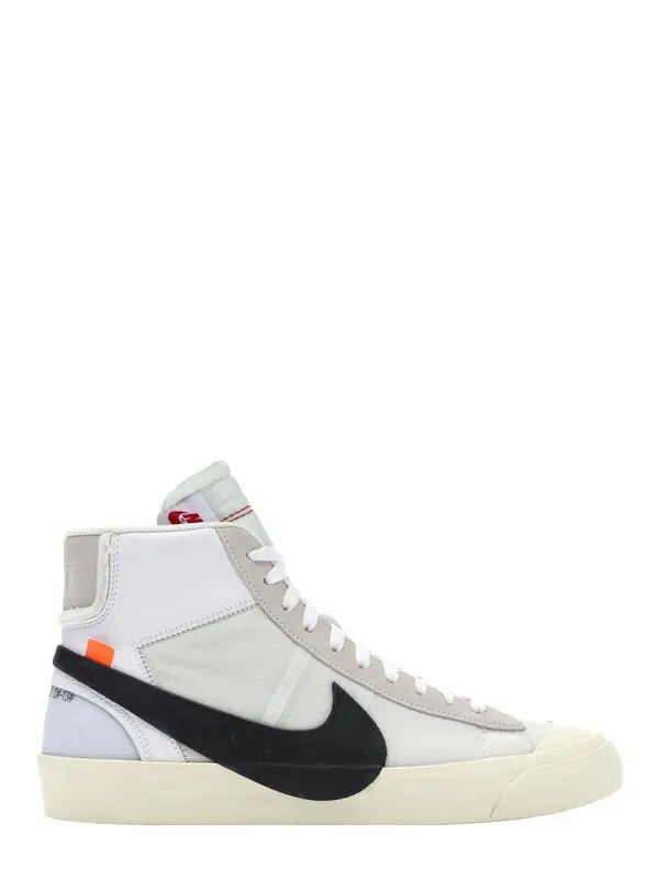 Nike Blazer Mid High-top Sneakers - White/black/muslin
