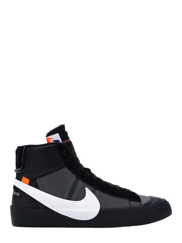 Nike Blazer Mid Sneakers - Black/white/cone