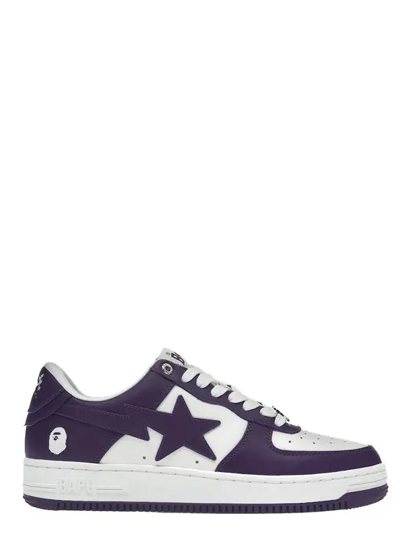 BAPE A Bathing Ape Sta Sneakers - White/purple