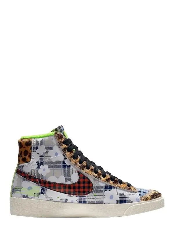 Nike Blazer Mid High-top Sneakers - Wild Print/floral Flannel