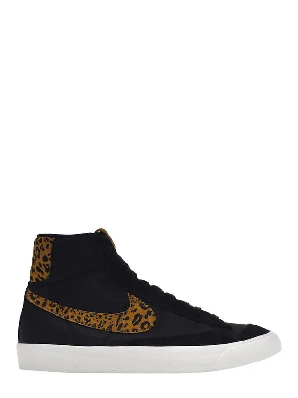Nike Blazer Mid Print High-top Sneakers - Black/leopard
