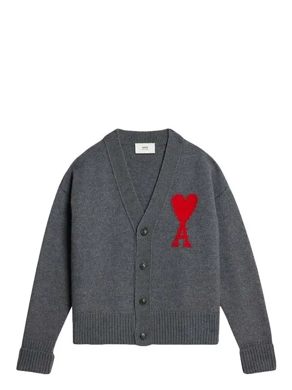 Ami De Coeur Cardigan - Dark Grey