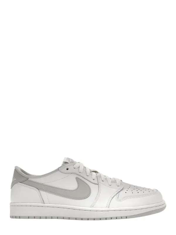 JORDAN 1 Retro Low Sneaker - White/neutral Grey