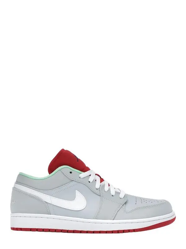 JORDAN 1 Retro Low Hare - Grey Mist/university Red/poison Green