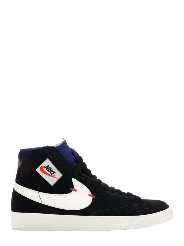 Nike Blazer Mid Rebel Sneakers - Black/summit White/deep Royal Blue