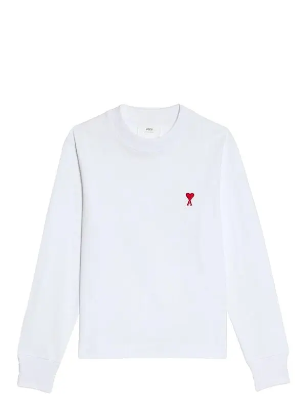 Ami De Coeur Long Sleeved T-shirt - White