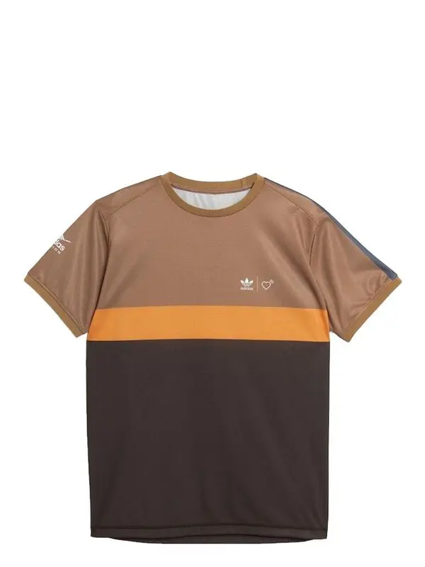 Adidas X Human Made Graphic Tee Shirt - Brown