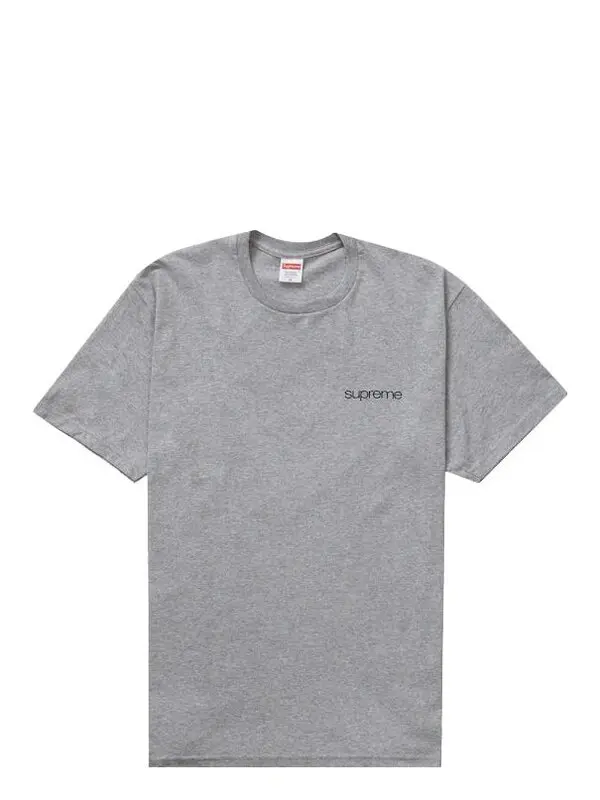 Supreme Nyc Tee Shirt - Heather Grey