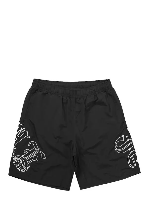 Supreme Old English Nylon Short - Black