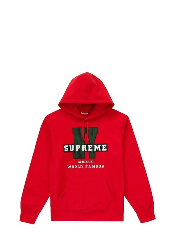 Supreme Ny Hooded Sweatshirt - Red