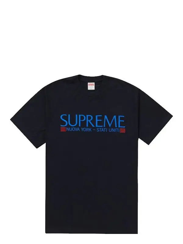 Supreme Nuova York Tee Shirt - Navy Blue