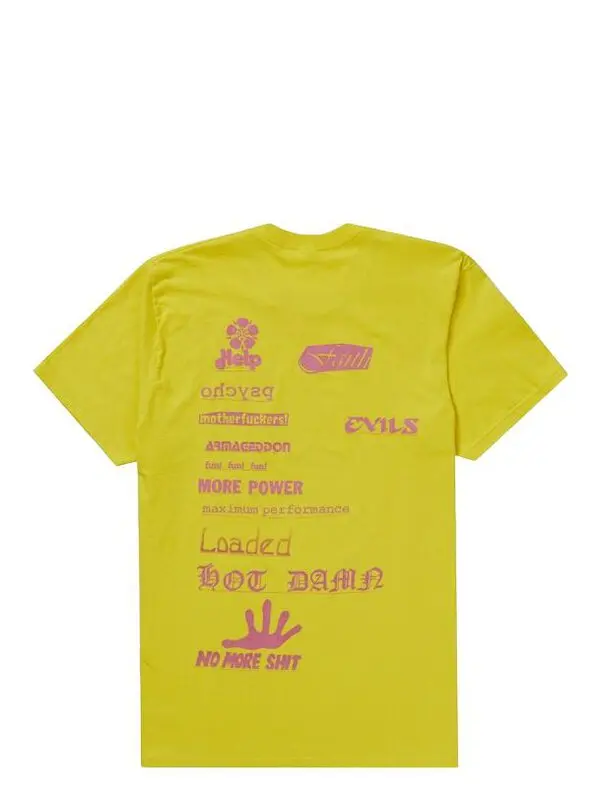 Supreme No More Shit Tee Shirt - Lemon