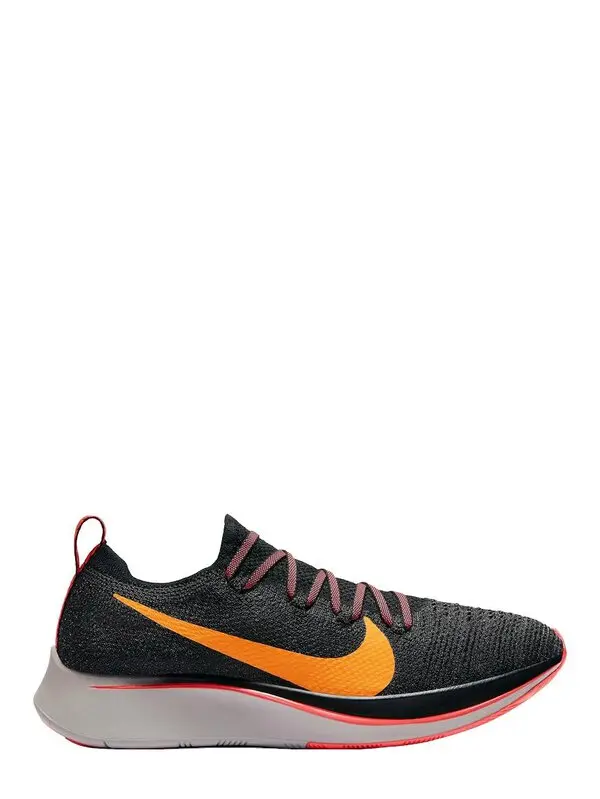 Nike Flyknit Zoom Fly Sneakers - Black/flash Crimson/orange Peel