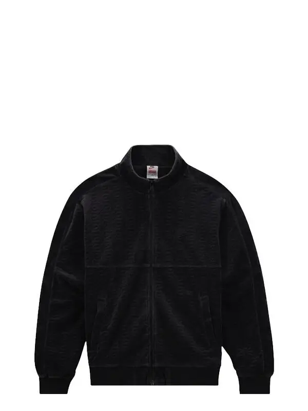 Supreme Nike Velour Track Jacket - Black