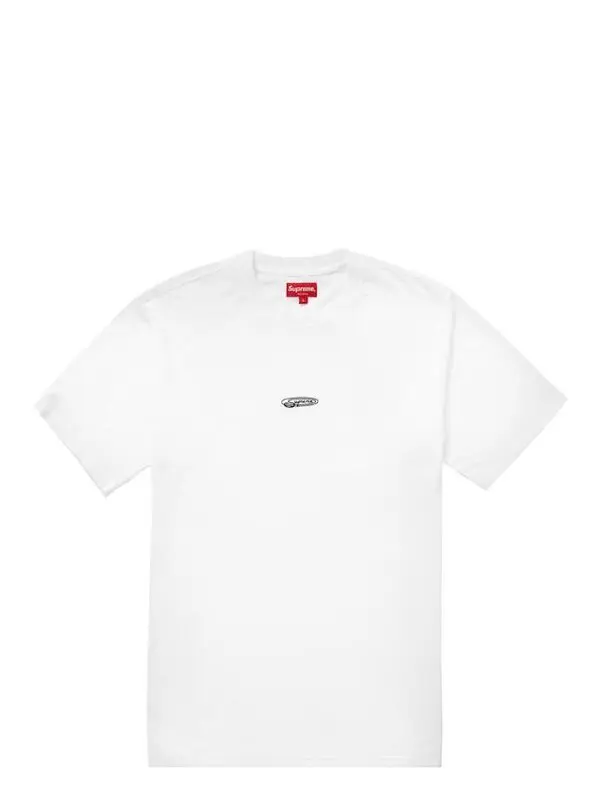 Supreme Oval Short Sleeve Top - White