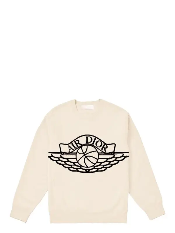 Dior X Jordan Wings Sweater - Natural