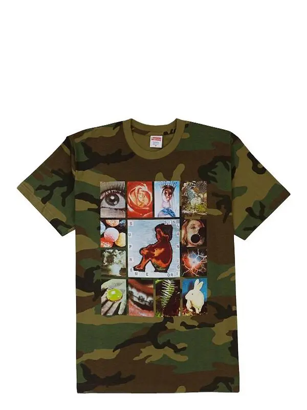 Supreme Original Sin Tee Shirt - Woodland Camo