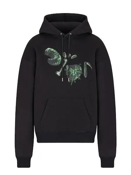 Dior X Cactus Jack Oversized Hooded Sweatshirt - Black