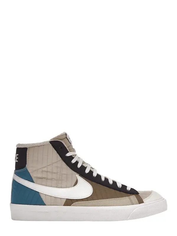 Nike Blazer Mid 77 Premium Toasty Quilted Sneakers - Rattan/sail/brown Kelp