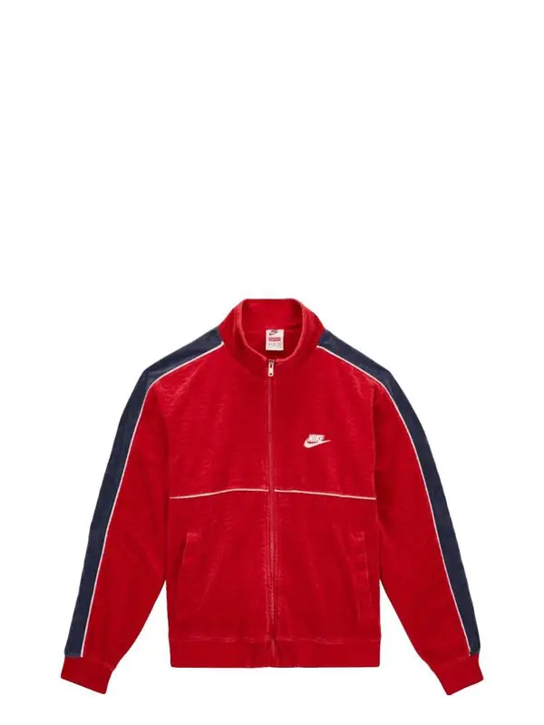 Supreme Nike Velour Track Jacket - Red