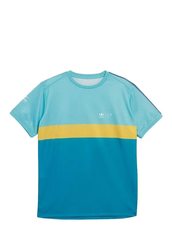 Adidas X Human Made Graphic Tee Shirt - Aqua