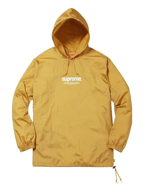 Supreme Nylon Packable Poncho - Gold