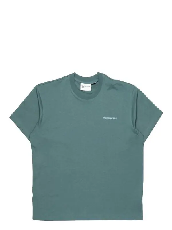 Adidas X Humanrace Pharrell Williams Basics Tee Shirt - Green/hazy Emerald
