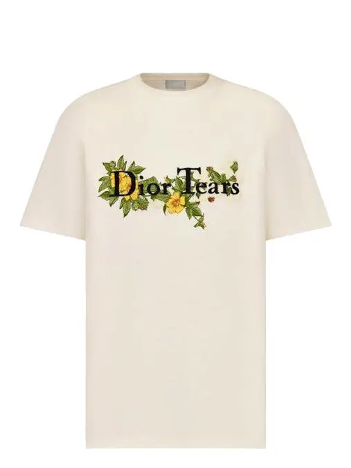 Dior X Denim Tears Relaxedfit Logo T-shirt - White