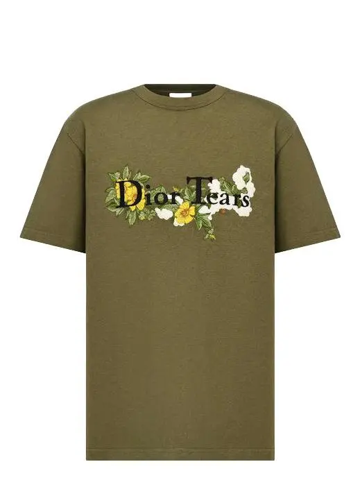 Dior X Denim Tears Relaxedfit T-shirt - Khaki
