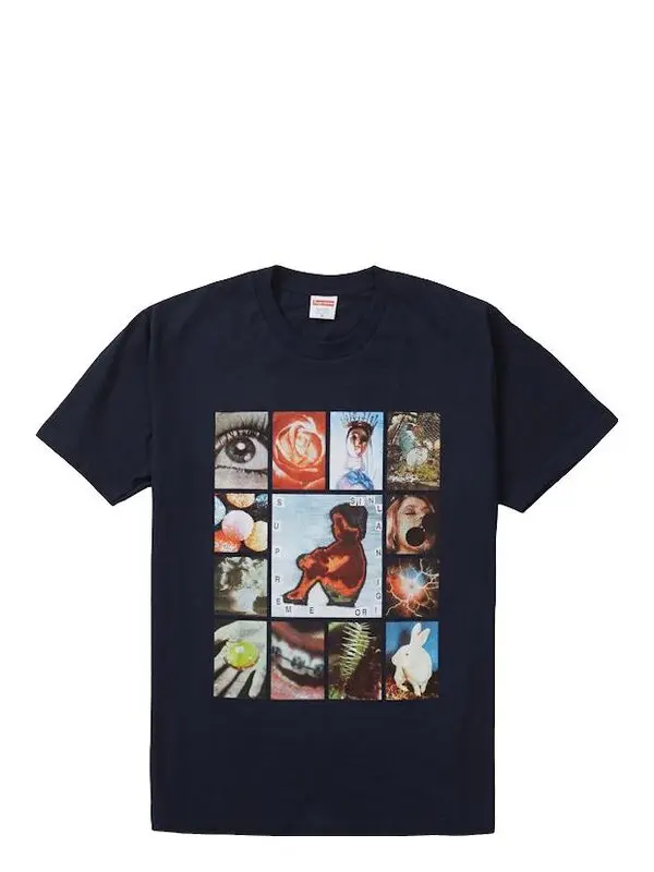 Supreme Original Sin Tee Shirt - Navy Blue