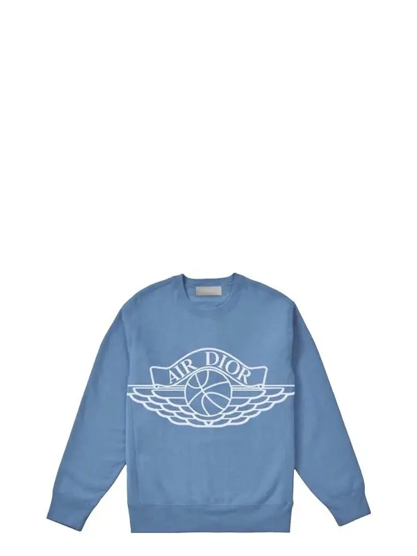 Dior X Jordan Wings Sweater - Blue