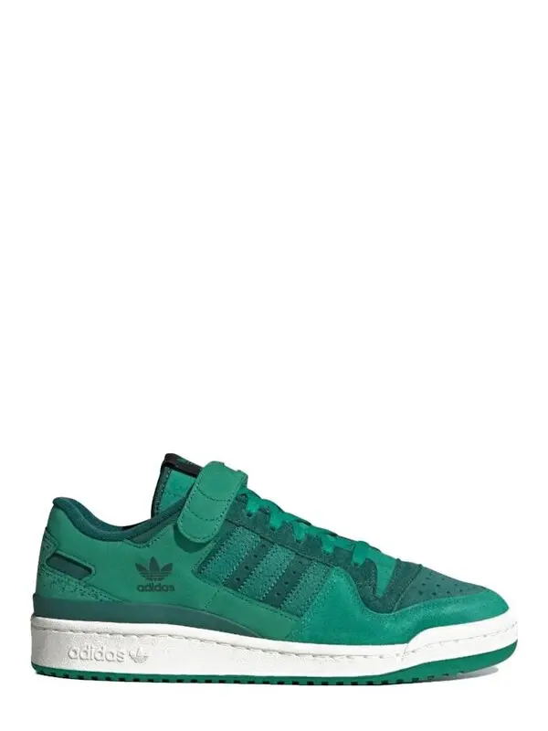Adidas Forum 84 Low Suede Sneakers - College Green/bold Green/dark Green