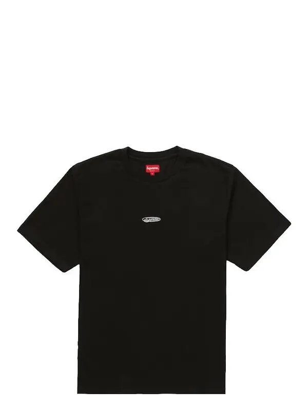 Supreme Oval Short Sleeve Top - Black