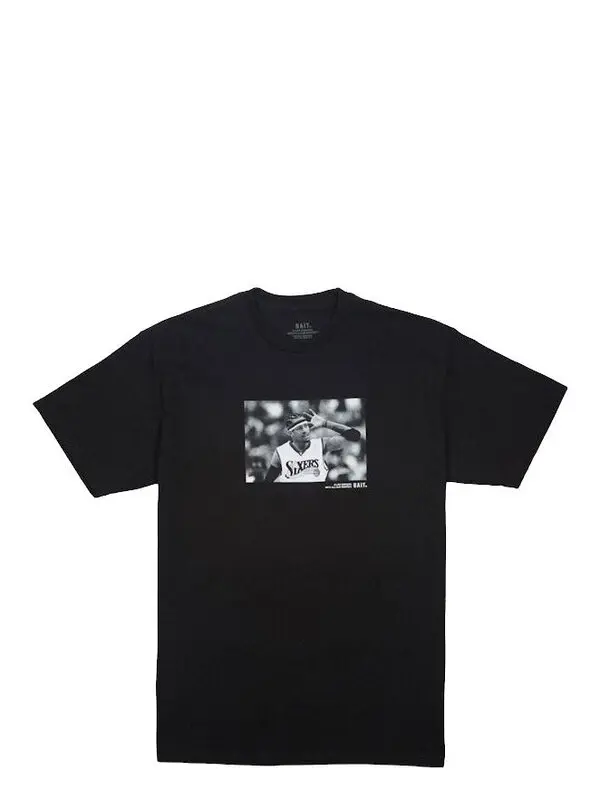 BAIT X Allen Iverson Hall Of Fame Tee Shirt - Black