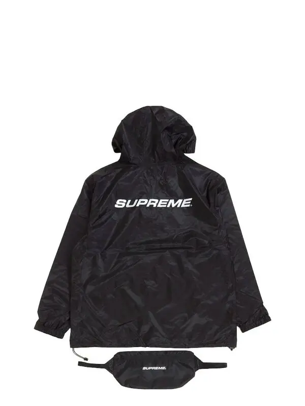 Supreme Packable Ripstop Pullover - Black