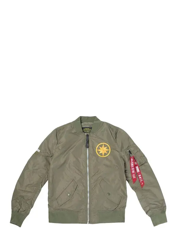 BAIT X Captain Marvel X Alpha Industries L2b Scout Jacket - Green